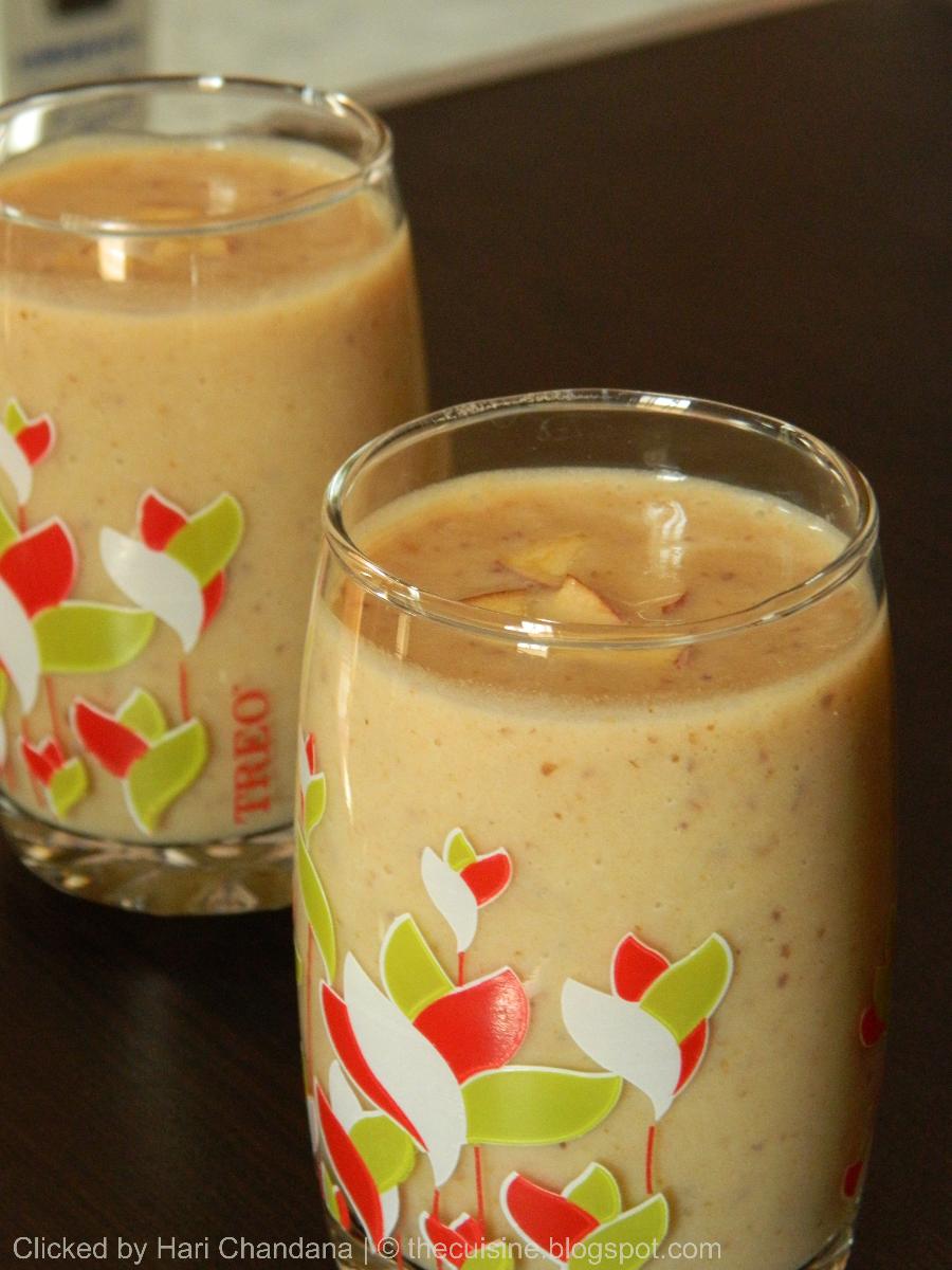 Apple & Dates Milkshake Recipe - Blend with Spices