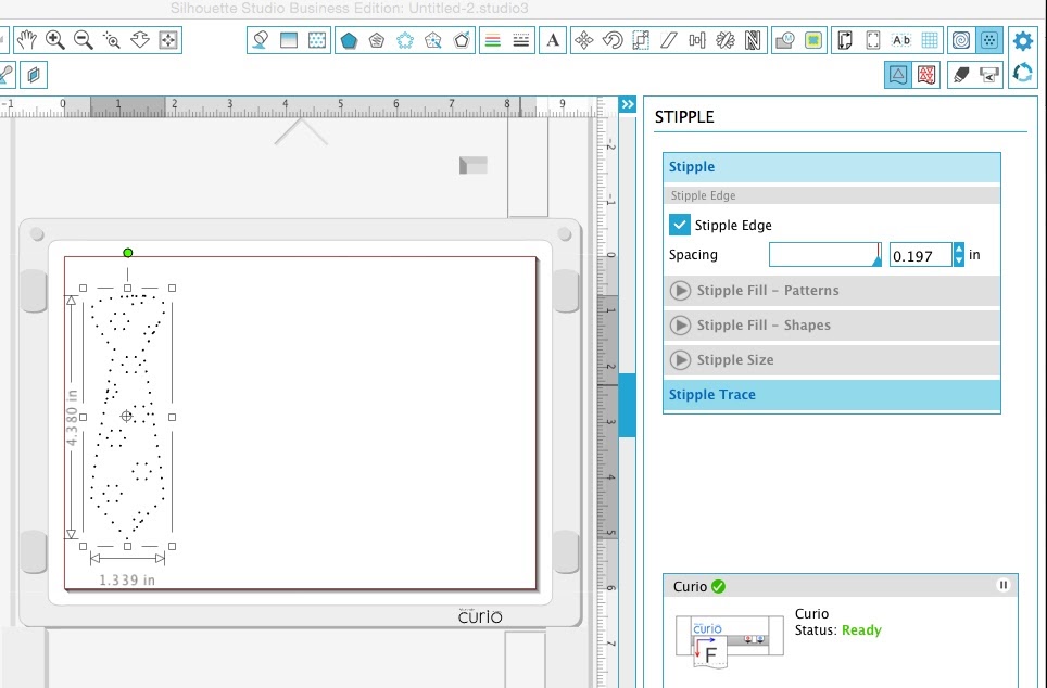 How to Stipple with Silhouette Curio (for Beginners) | Silhouette ...