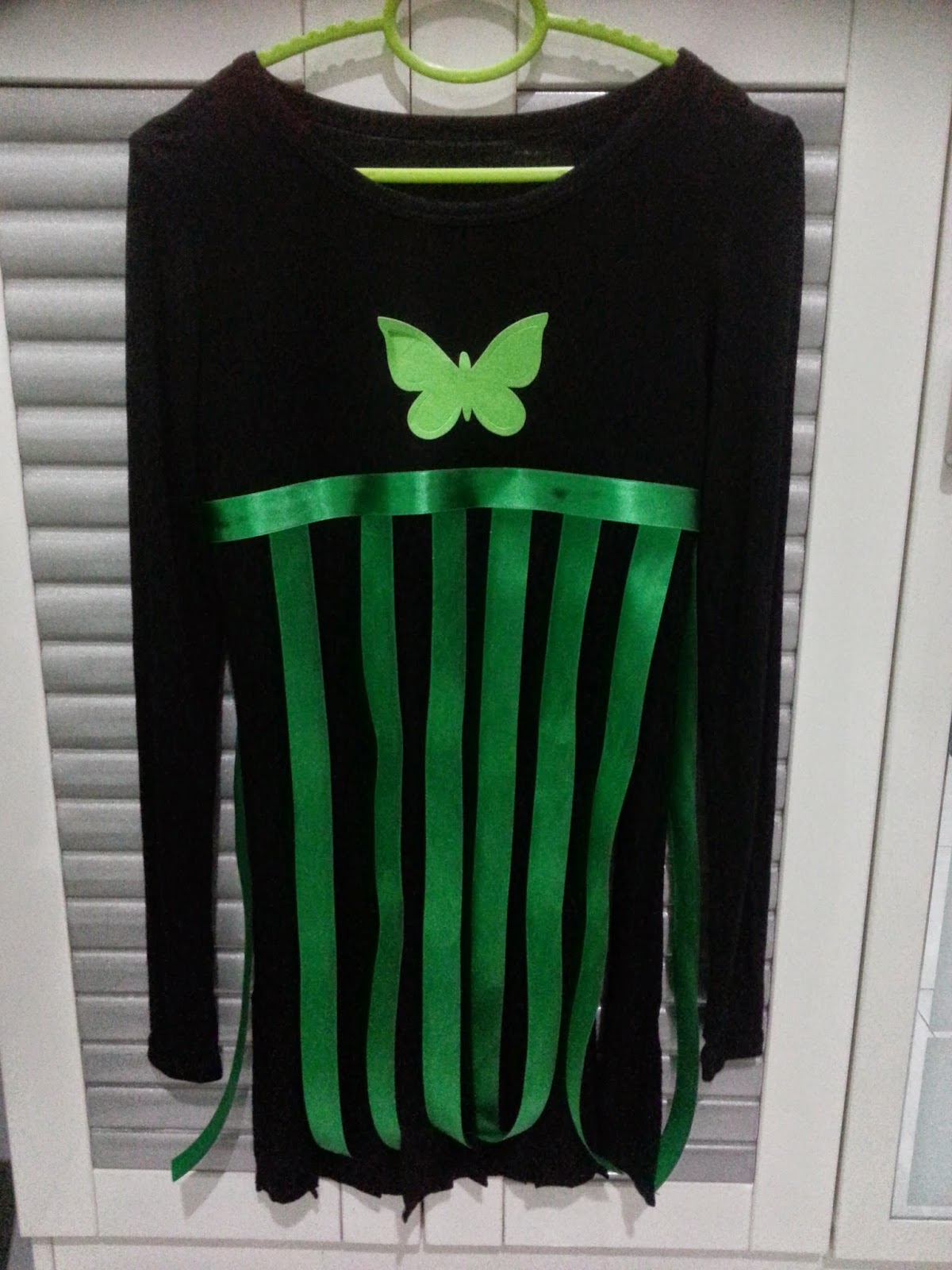 faizaleda: DIY : Baju Maskot Rama-Rama Rumah Hijau