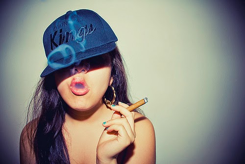 Obey Girl Swag Smoking