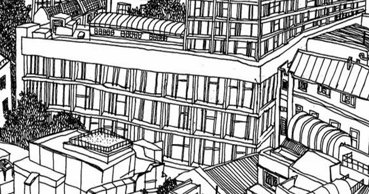 MCJ Adult Coloring Books: Coloring Book For Grown Up - Buildings