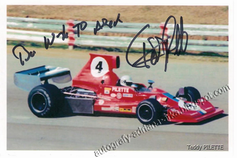 Autographs-F1: 392. (120) Teddy PILETTE