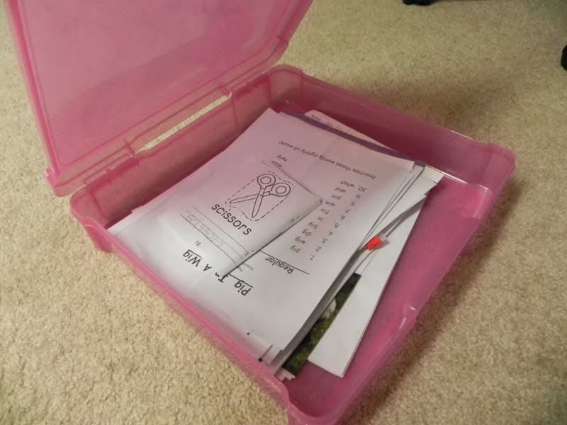 Shady Tree Diary: {Organizing School Work}