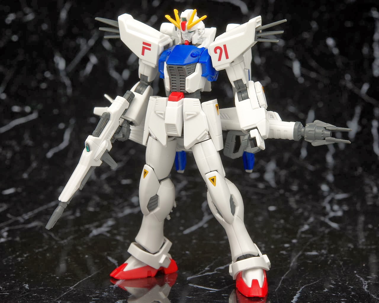 GUNDAM GUY: HGUC 1/144 F-91 Gundam - Review by Hacchaka