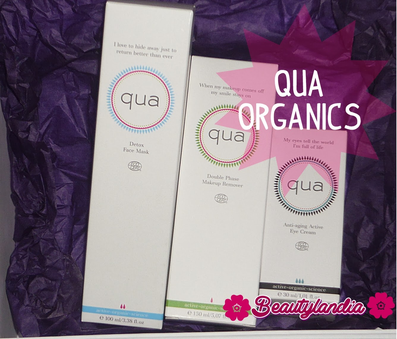 BeautyLandia RecensioniDiMakeUpEnonSolo: QUA ORGANIC - Struccante ...