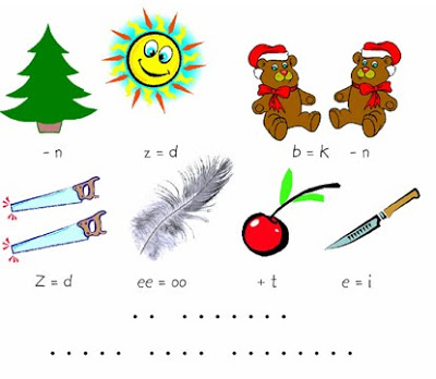 Onderwijs en zo voort ........: 4442. Kerststarters : Los de rebus op