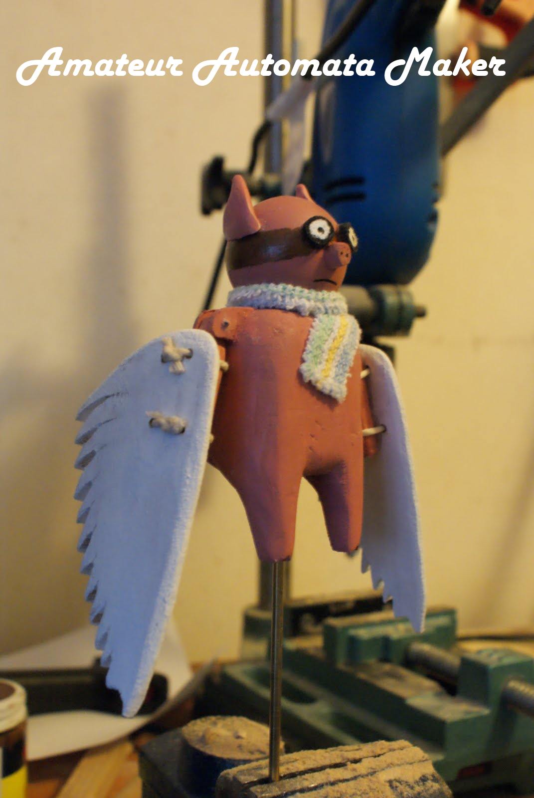 Amateur Automata Maker: Flying Pig Automaton
