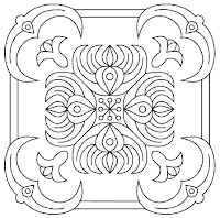 Imaginesque: Free-hand Embroidery: Decorative Motif Pattern