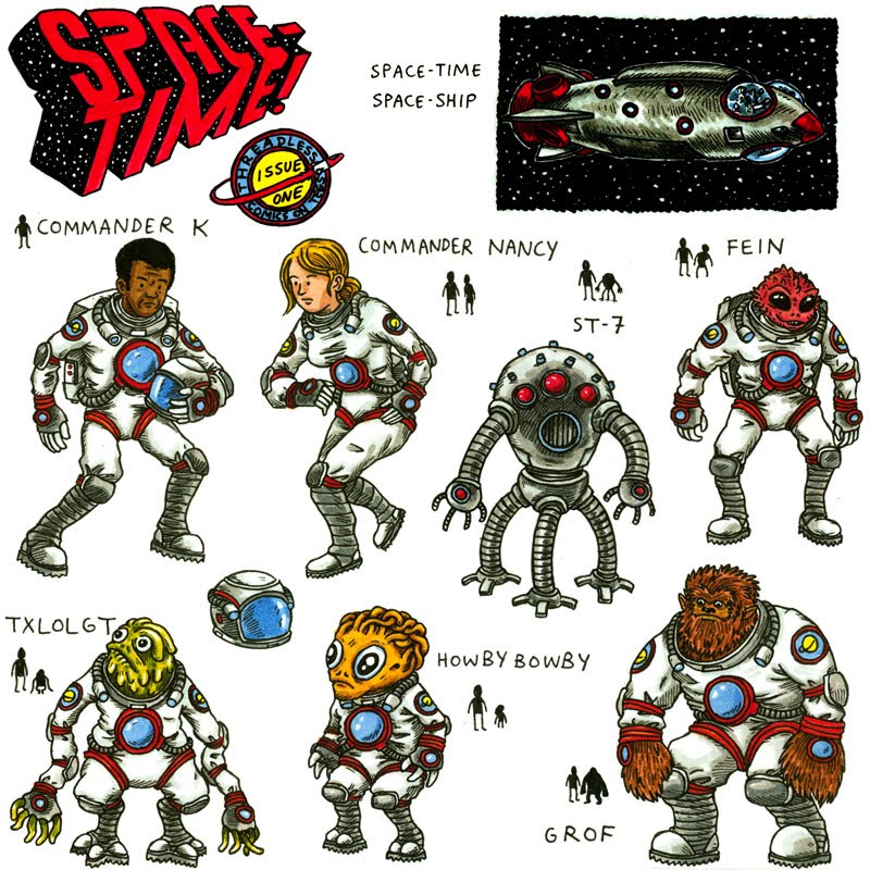 Jeffrey Brown Comics: Space-Time!