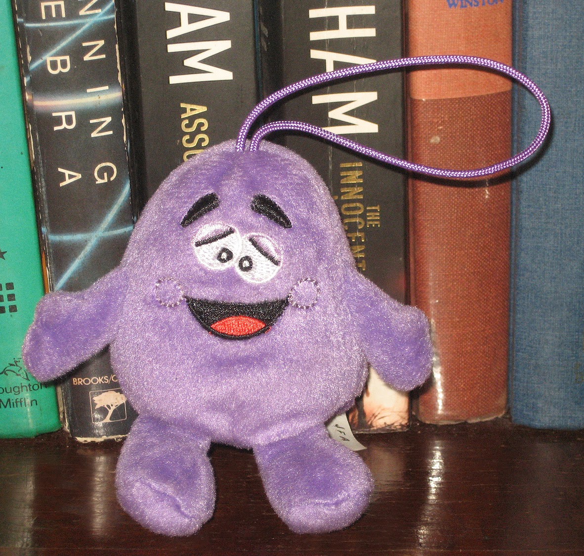 Percy's Fast Food Toy Stories : Grimace Plush McD