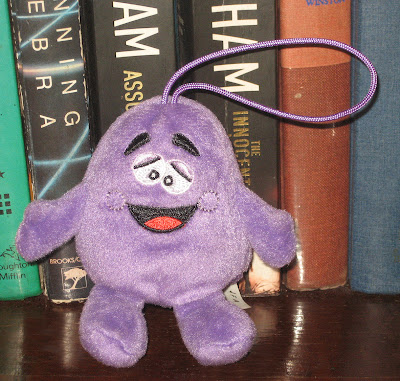 Percy's Fast Food Toy Stories : Grimace Plush McD