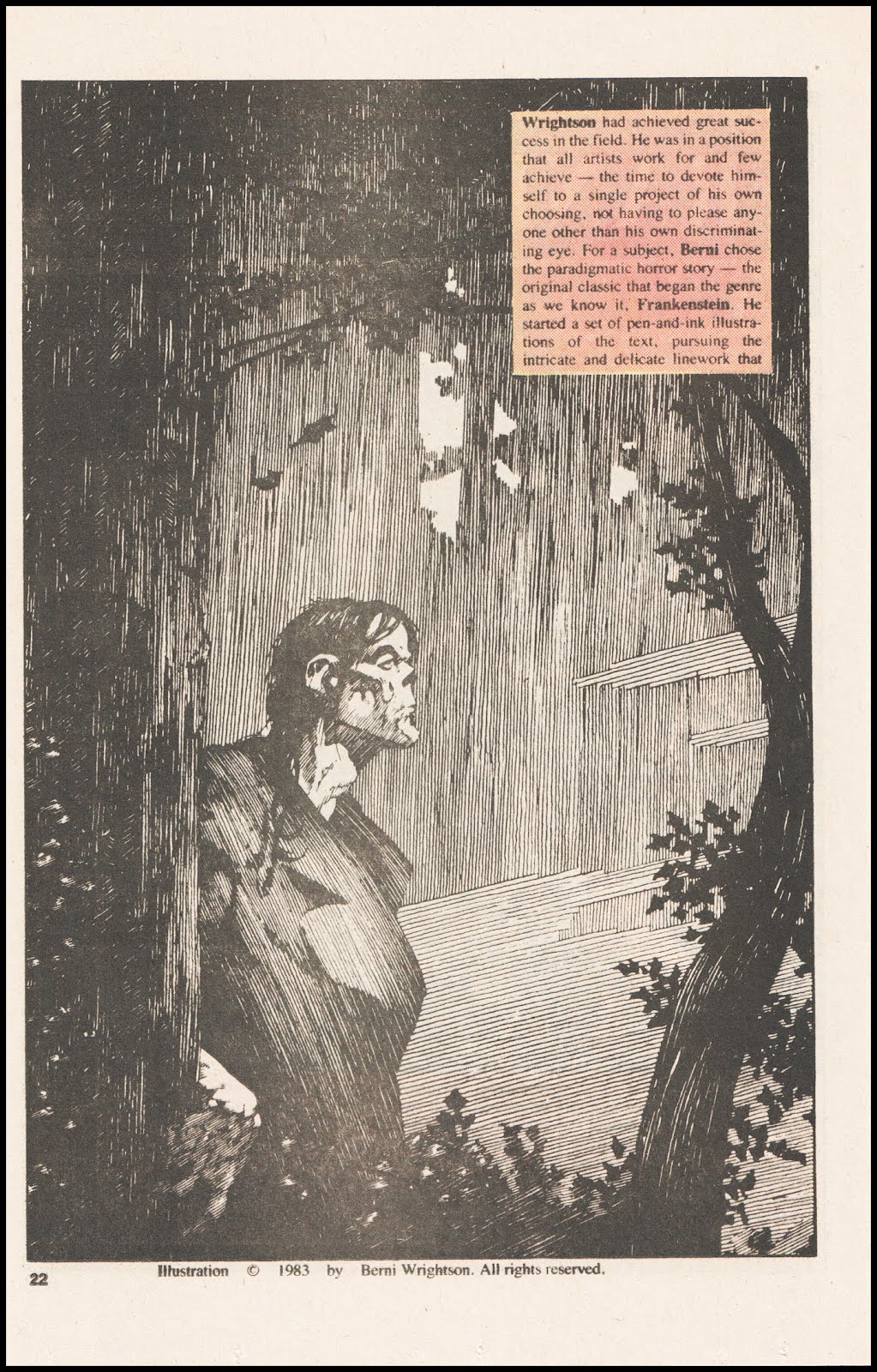Fantasy Ink: Bernie Wrightson's Frankenstein