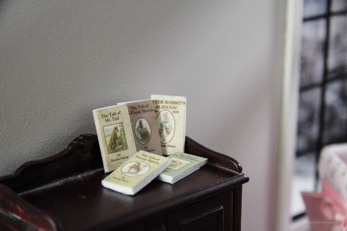 Dollhouse Nursery Collection — Paper Doll Miniatures