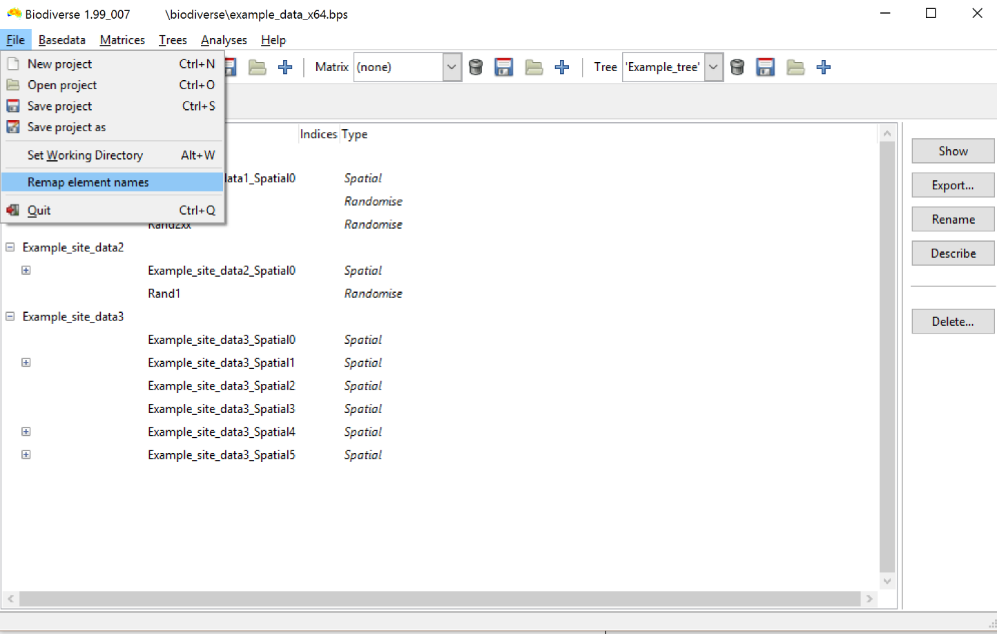 Biodiverse analysis software: Matching spatial, tree, matrix and property data is now easier