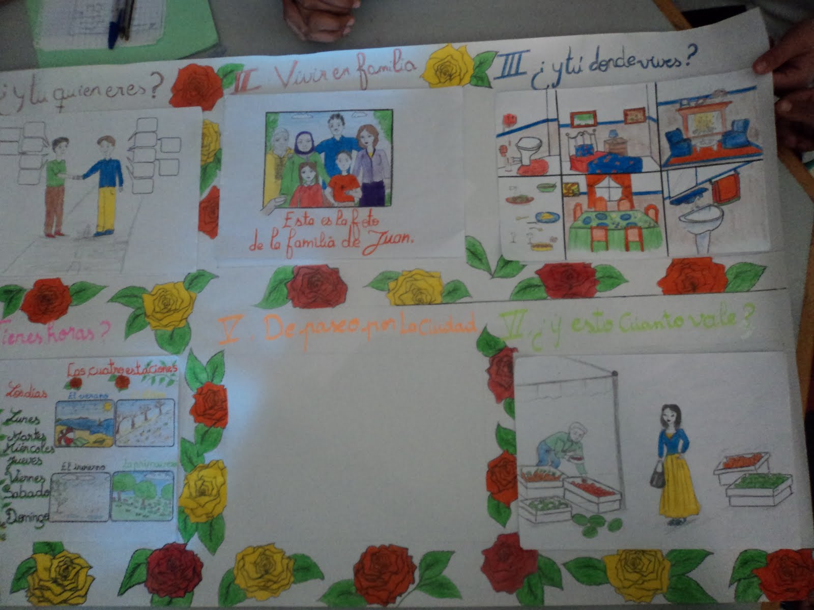 proyecto de clase de español: El rincón del español en el colegio Ibn Sina