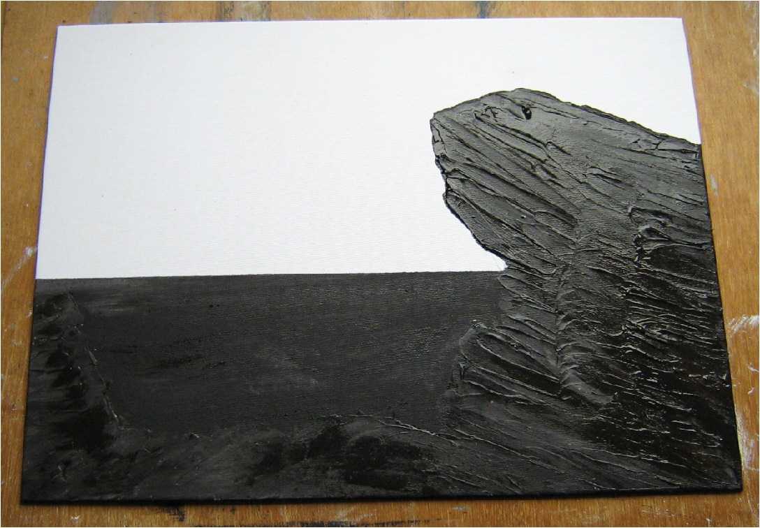 The Acrylic Painting Course Blog: Using Texture Paste in a Seascape