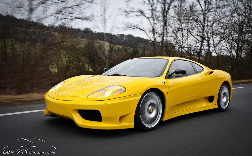 mikortnale: Photo Gallery: Blue Ferrari 360 Challenge Stradale