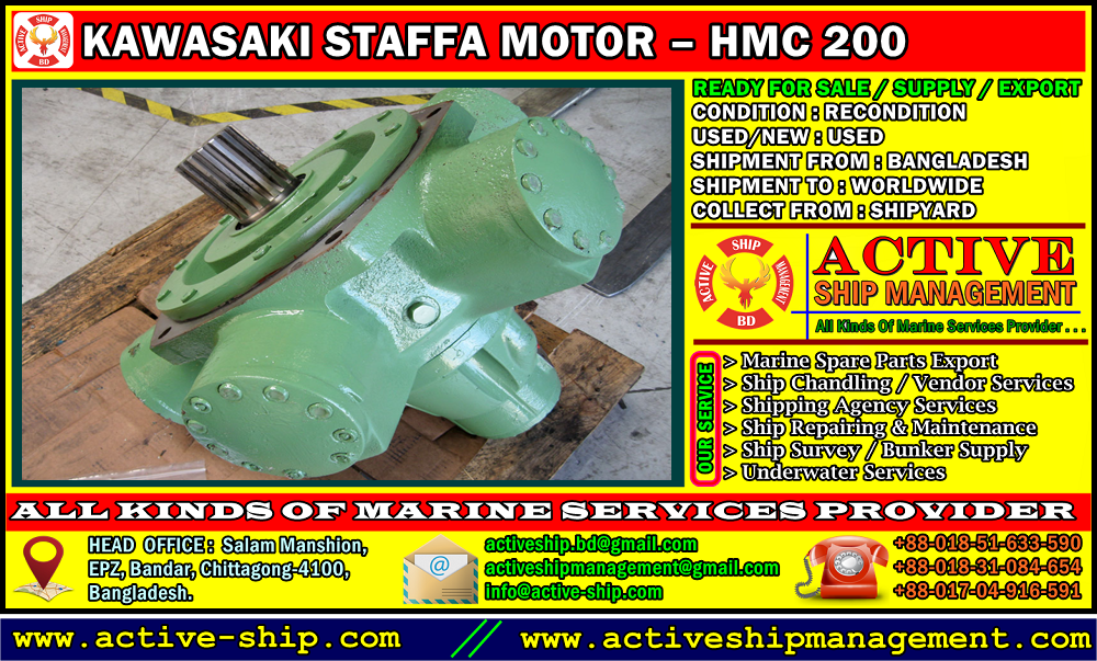 KAWASAKI STAFFA MOTOR – HMC 200 - Marine Spare Parts Exporter