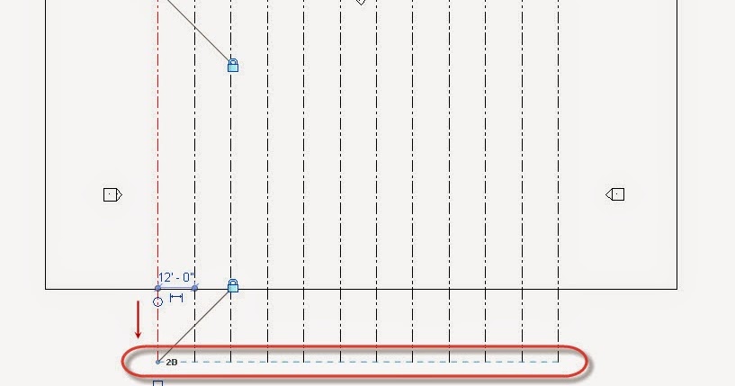 Revit OpEd: Enable 2D Setting for Multiple Grid Lines