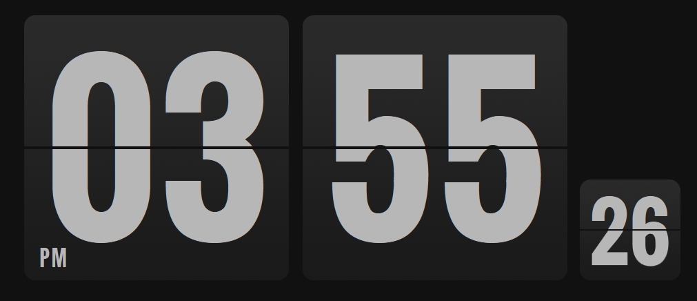 Data Deluge: Digital Clock