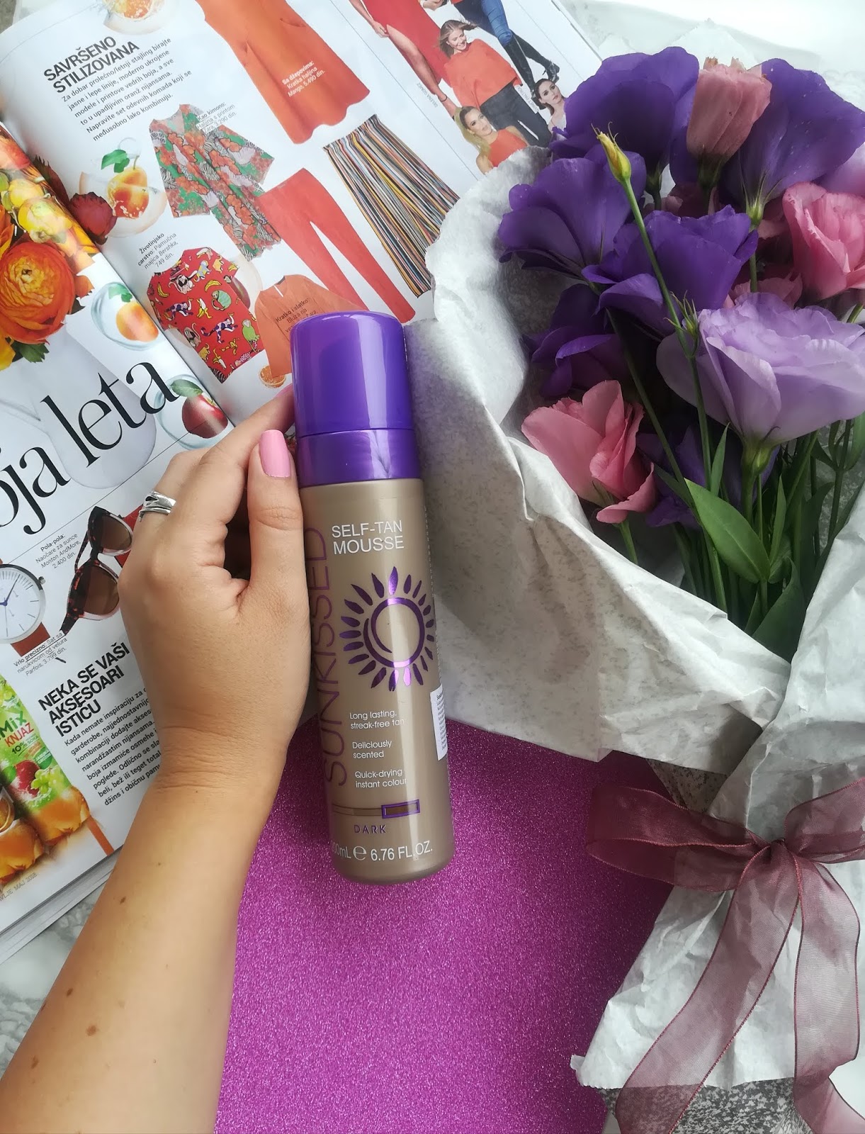 SUNKISSED pena za samopotamnjivanje - dark