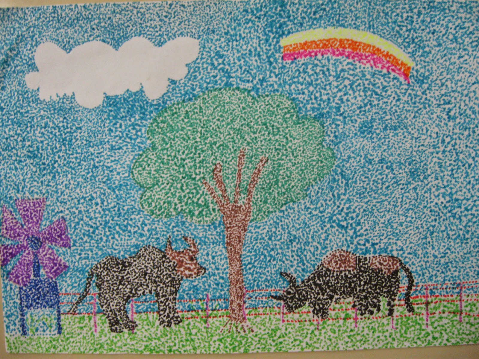 Artes: Pontilhismo - Imagens