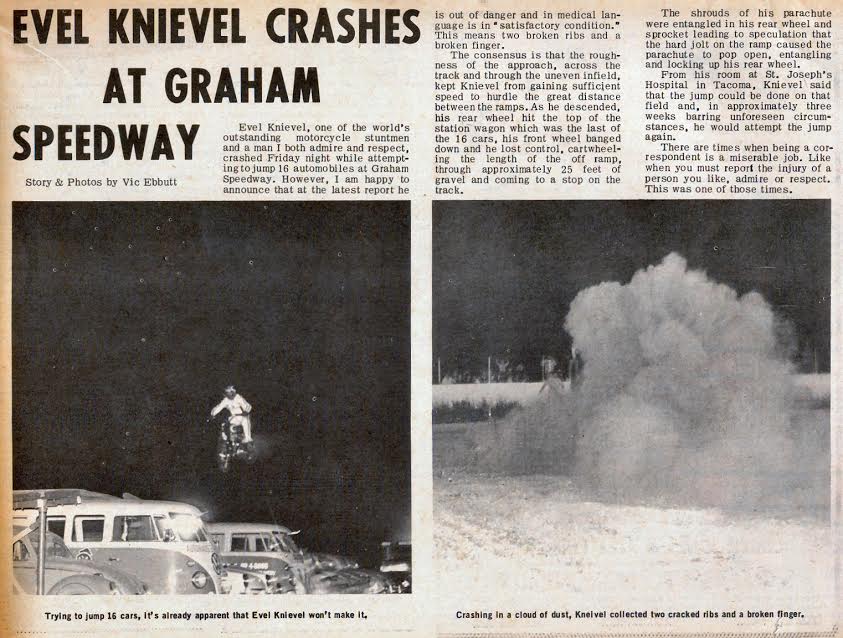 GeekBobber: Evel Knievel at Graham Speedway