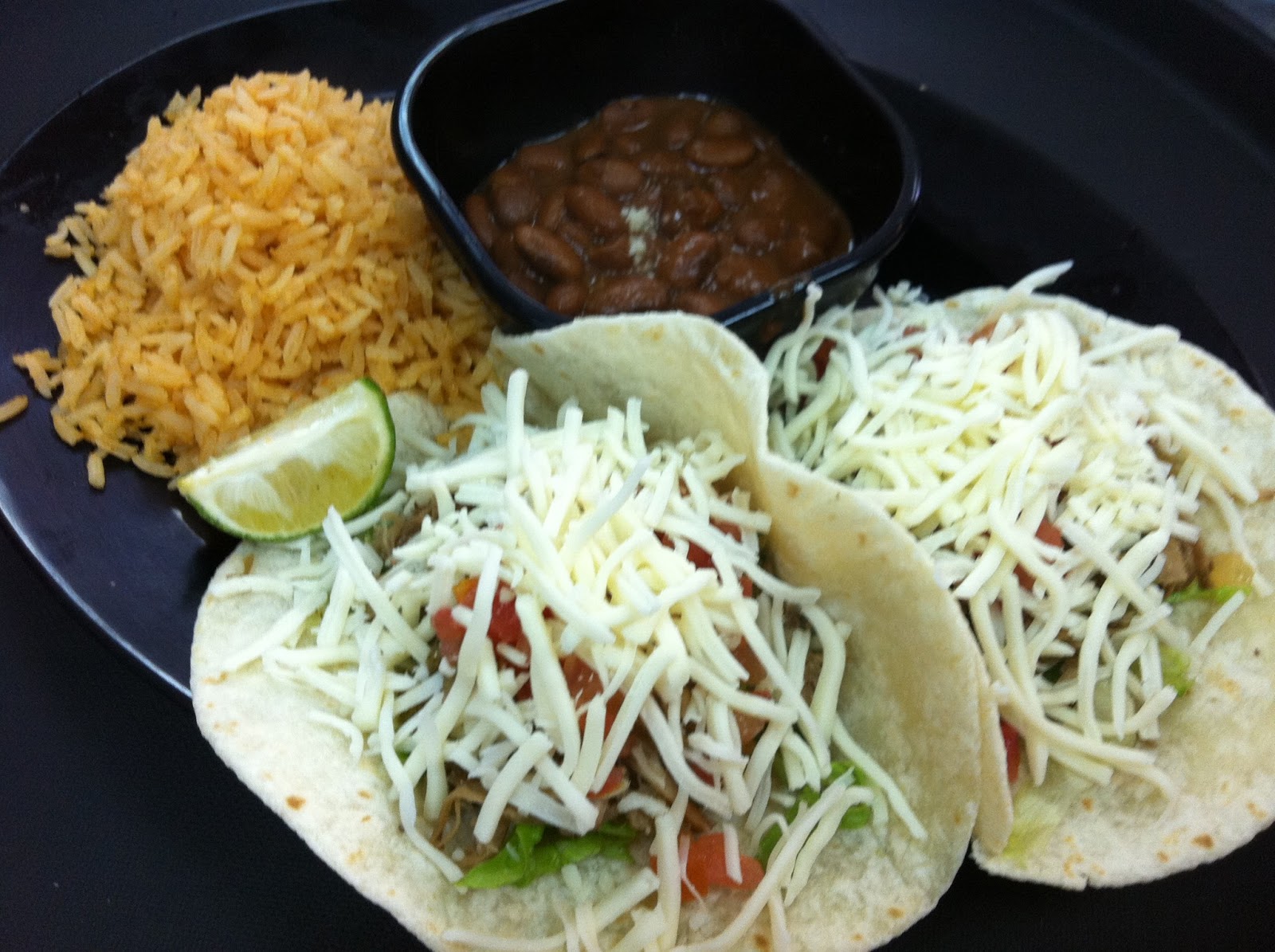 Street Food Warms Your Heart: Baja Fresh Mexican Grill's Taco Platter ...