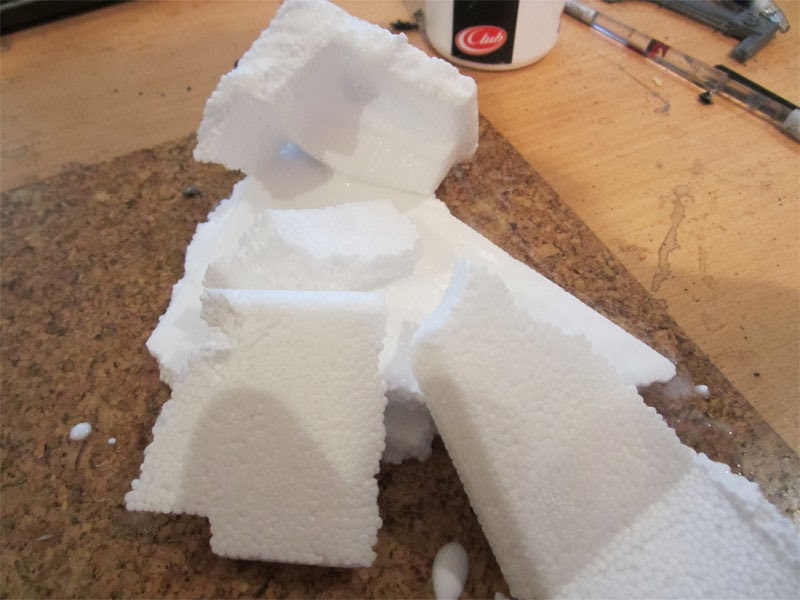 How to Build Up Urban Ruins with Polystyrene - 40k Scenery : GRIM DARK ...