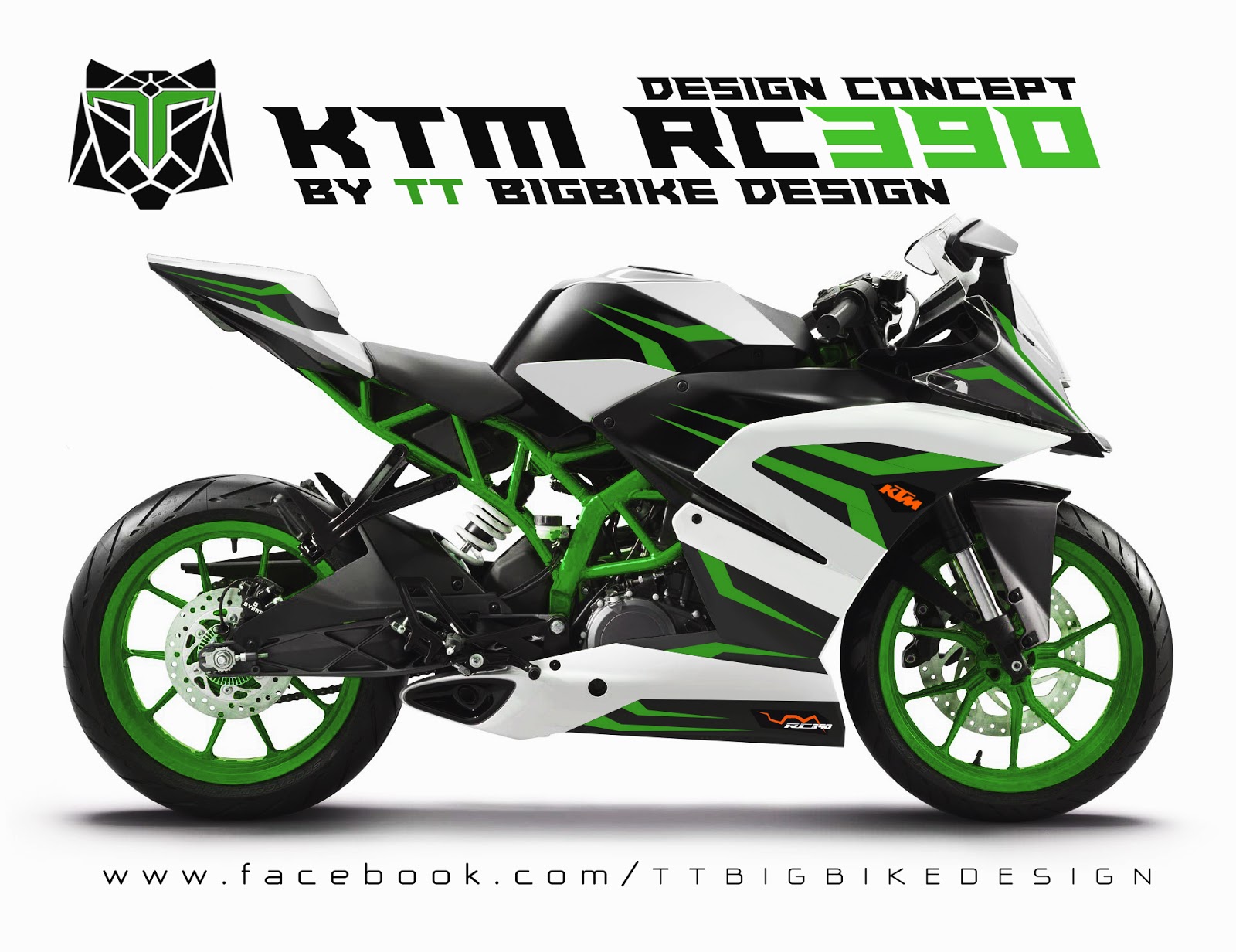 TT BIGBIKE DESIGN: KTM RC390 DESIGN CONCEPT #1