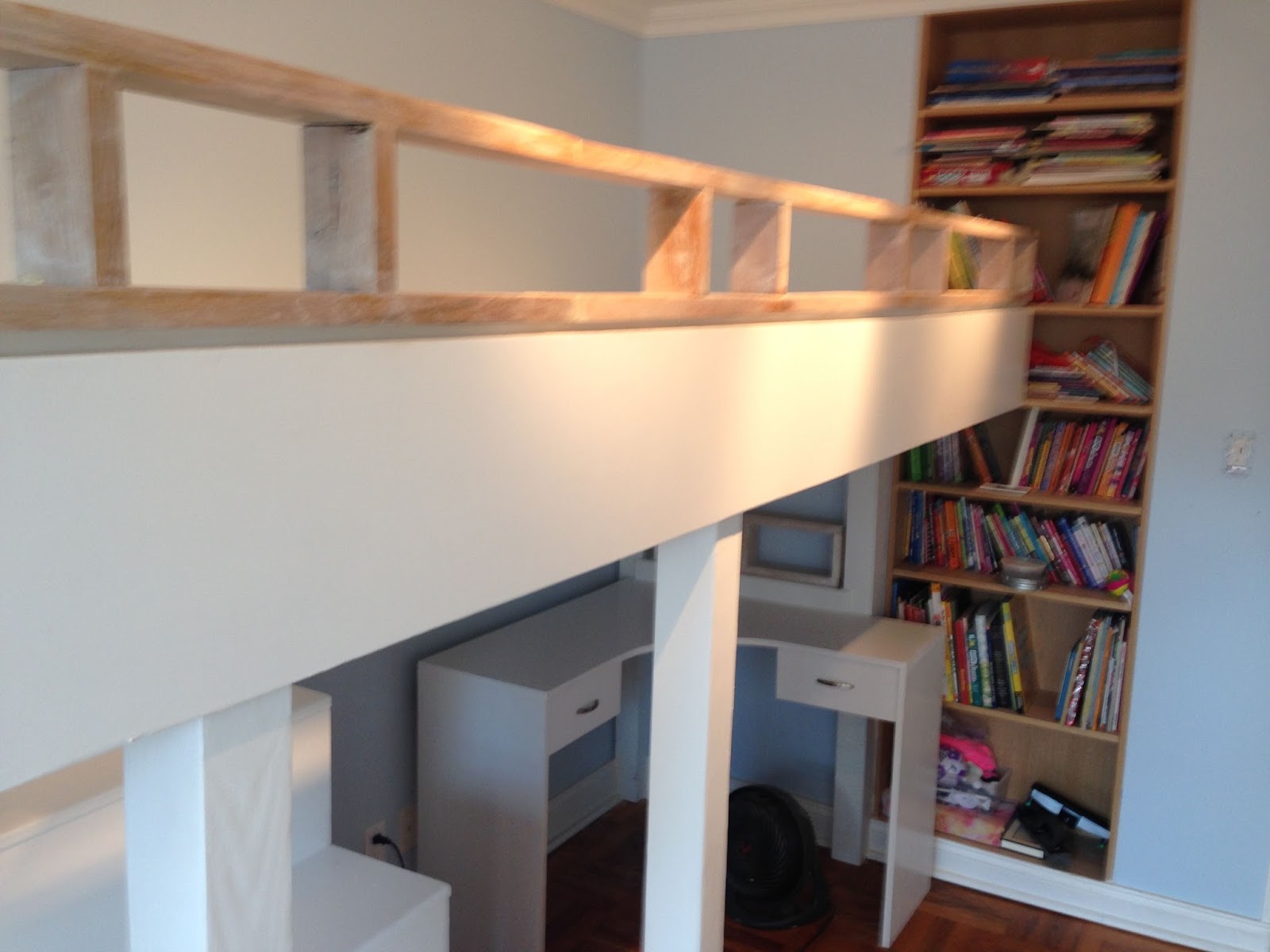 Zen Carpentry/Capital Cooperative: New Double Loft with Cubby Stairs ...