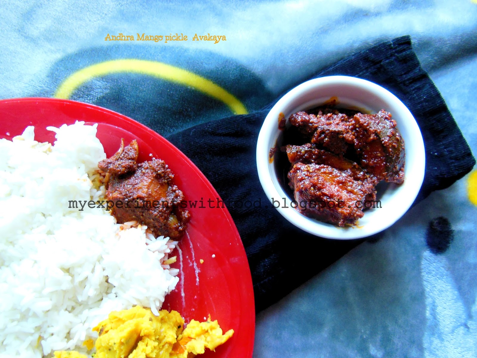 My Experiments With Food: Andhra Mango Pickle/ Avakaya