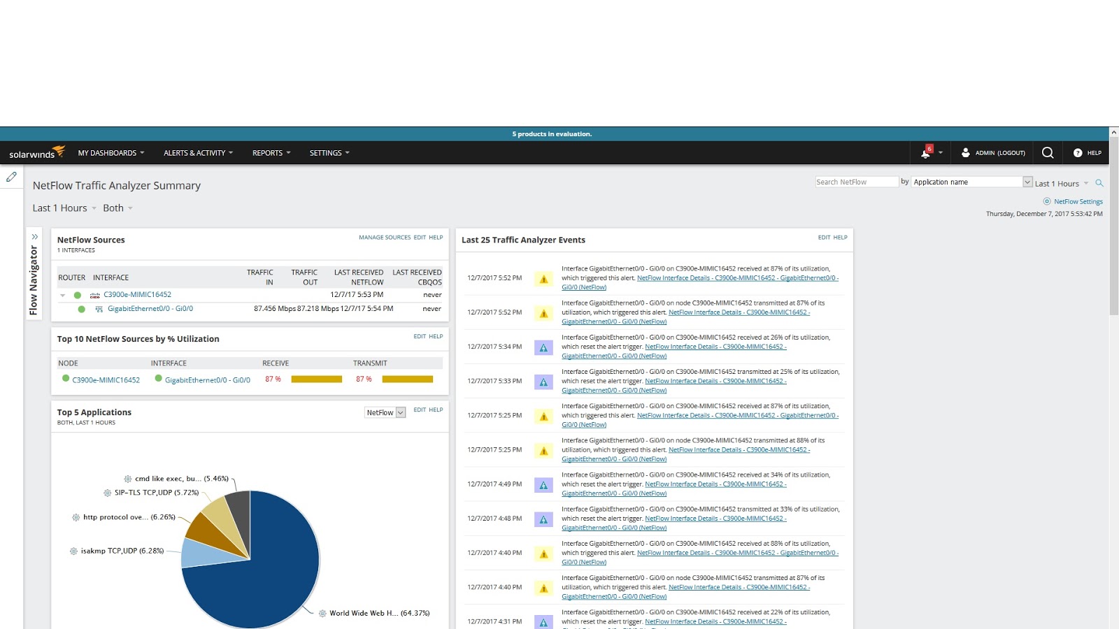 Gambit Communications Blog: Solarwinds and MIMIC Simulator