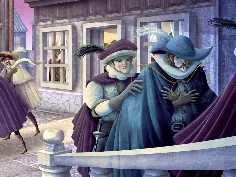 Ilustración Óscar T. Pérez: Don Juan Tenorio. Segunda edición.