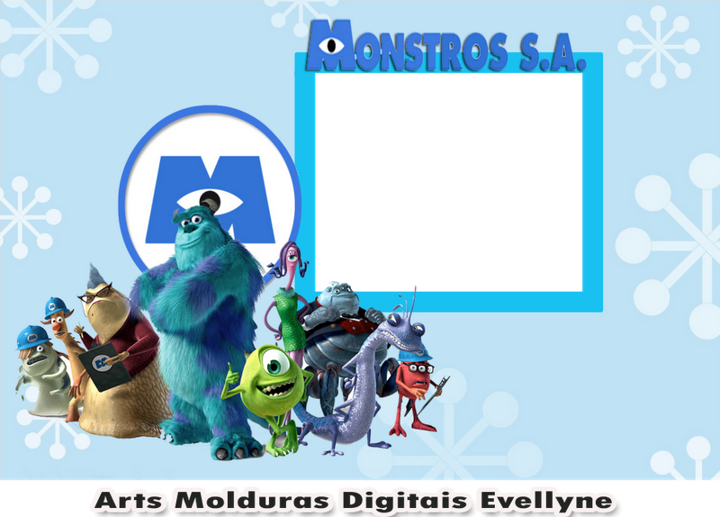 Arts Molduras Digitais Evellyne: Monstro S.A
