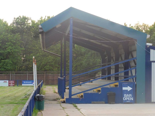 The Rainham End.: Longmead Stadium - Tonbridge Angels