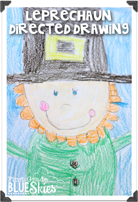 Leprechaun Directed Drawing {FREEBIE} and Video Tutorial | First Grade ...