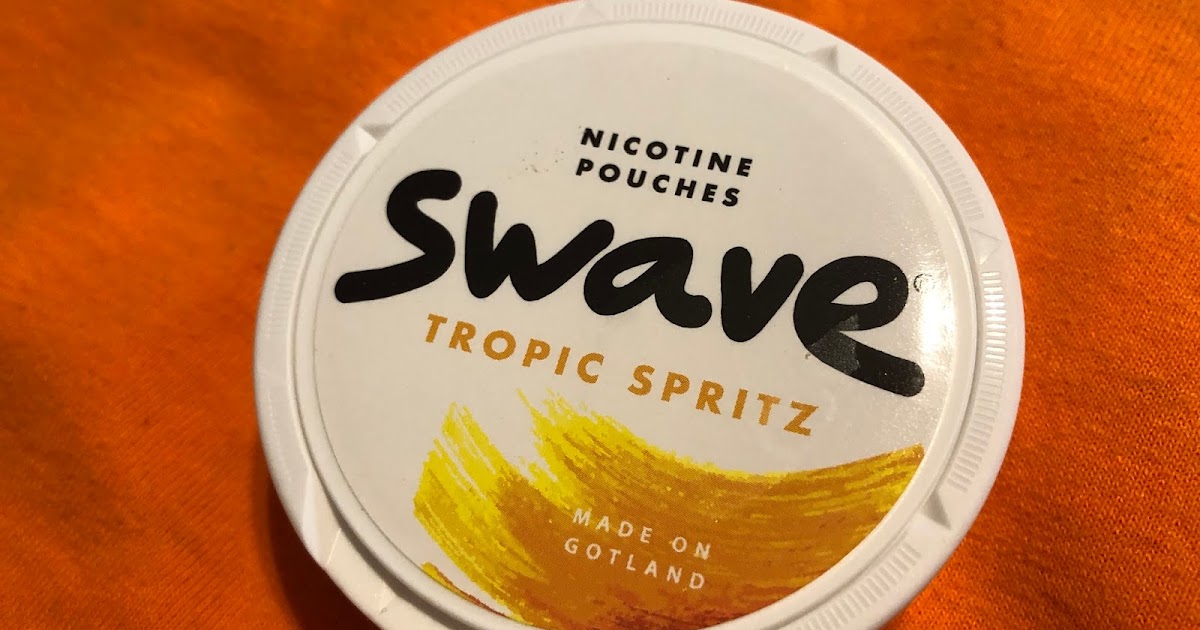 Swave Tropic Spritz Nicotine Pouches - Review. 13 August 2020.