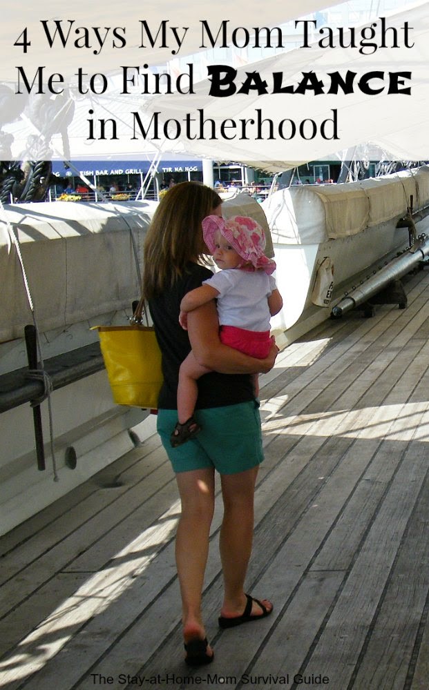 4 Ways My Mom Taught Me to Find Balance in Motherhood » The Stay-at ...