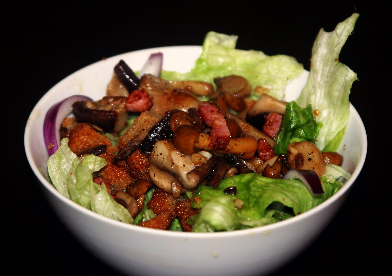 CAROLINE´S CREATIVE FOOD: ENSALADA TEMPLADA DE SETAS