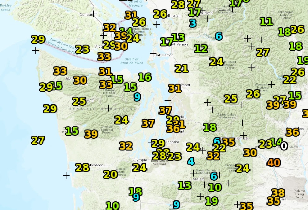 Cliff Mass Weather Blog: When Rainier Wears Its Cap and Strong Winds ...