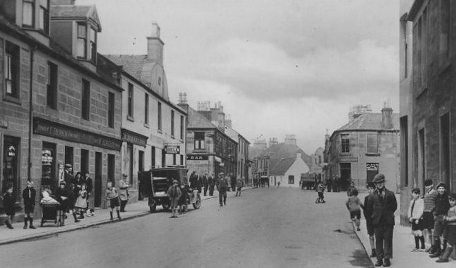 Tour Scotland: Old Photograph Stonehouse South Lanarkshire Scotland