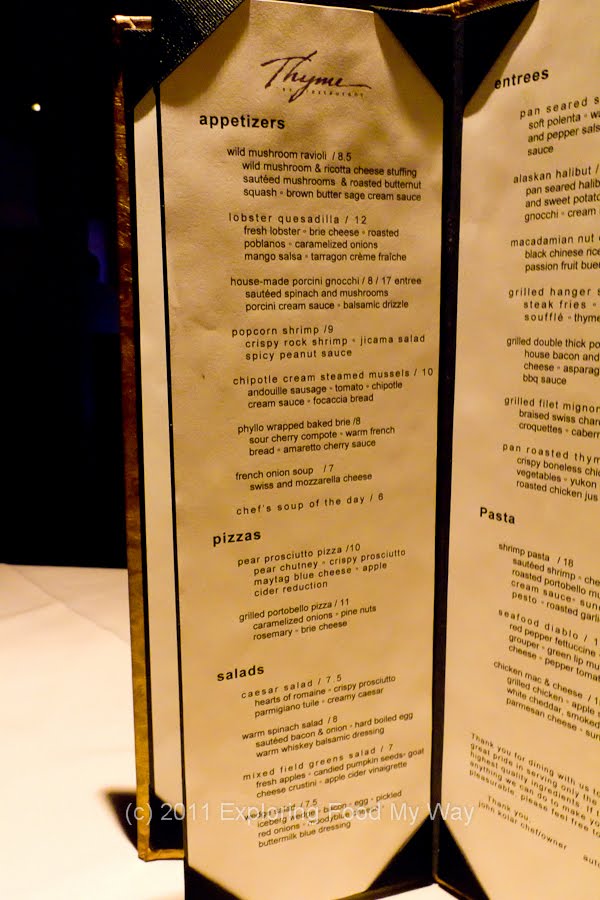 Exploring Food My Way: Satisfying the Craving: Making Time For Thyme