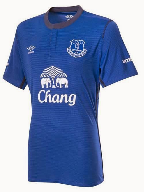 Umbro released 2014/15 Everton home kit