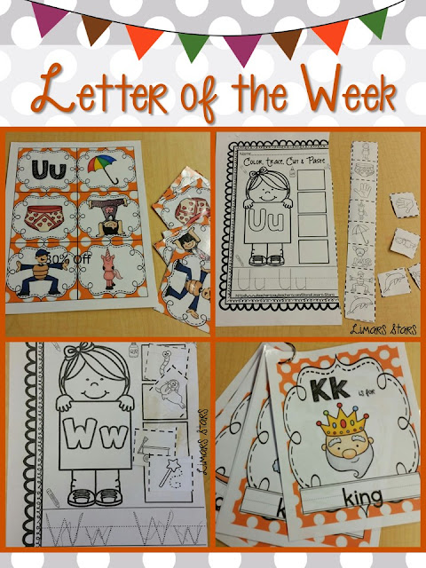 Letter of the Week Packets | Mrs. Limar's Stars!
