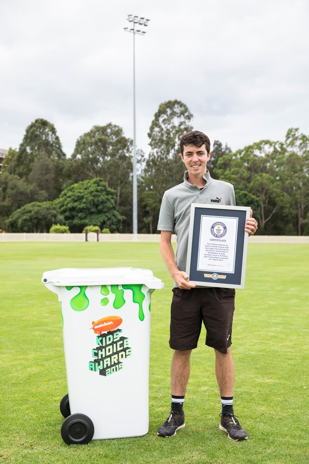 NickALive!: Teen Trick-Shot Sensation Jed Hockin Celebrates Nickelodeon ...