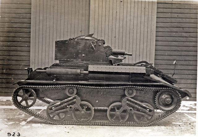 Interwar Tank Development: Light Tank 1936 (Command Tank Suspension ...