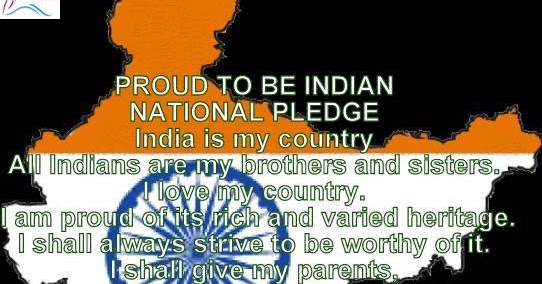 INDIA NATIONAL SYMBOLS -14(NATIONAL PLEDGE)