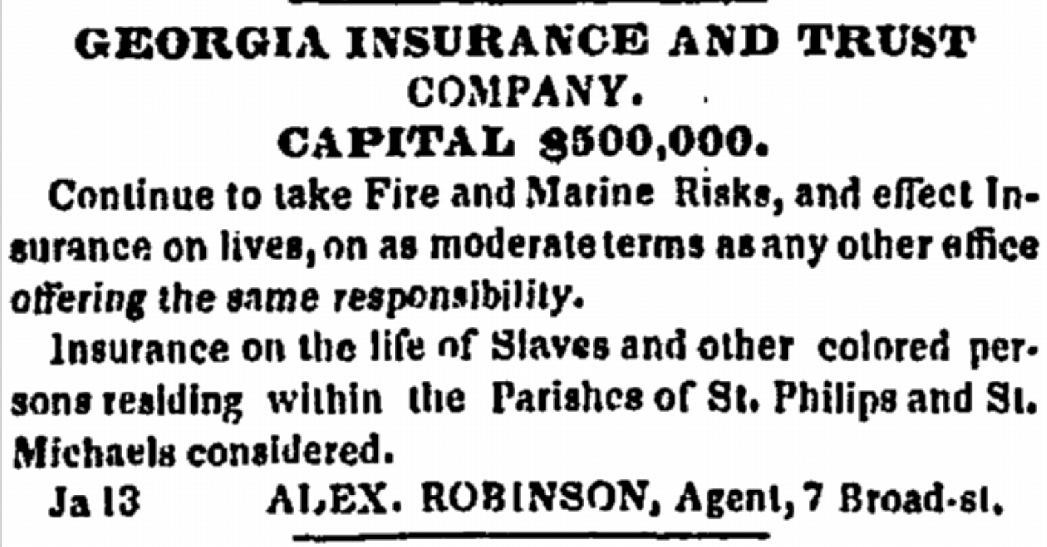 Olive Tree Genealogy Blog: Ledger Books Records of Life Insurance on Slaves