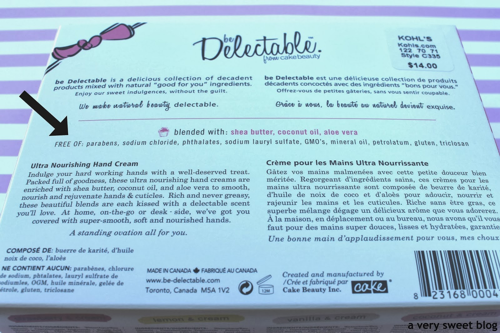 Be Delectable Hand Cream from Cake Beauty Review | A Very Sweet Blog
